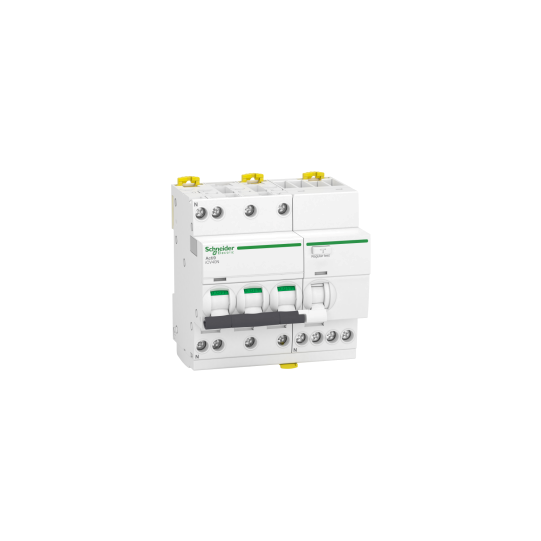 Residual current breaker with overcurrent protection (RCBO), Acti9 iCV40N, 3P+N, 32A, C curve ...