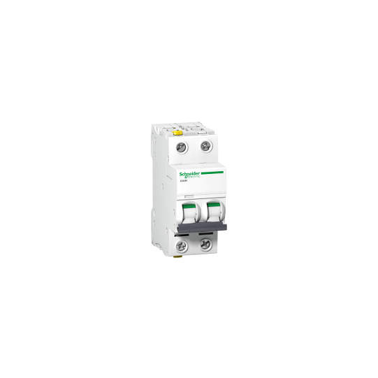 Miniature circuit breaker (MCB), Acti9 iC60N, 2P, 13A, C curve, 6000A (IEC 60898-1), 10kA (IEC ...