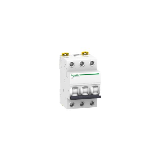 Miniature circuit breaker (MCB), Acti9 iK60N, 3P, 63A, C curve, 6000A (IEC/EN 60898-1) - A9K24363